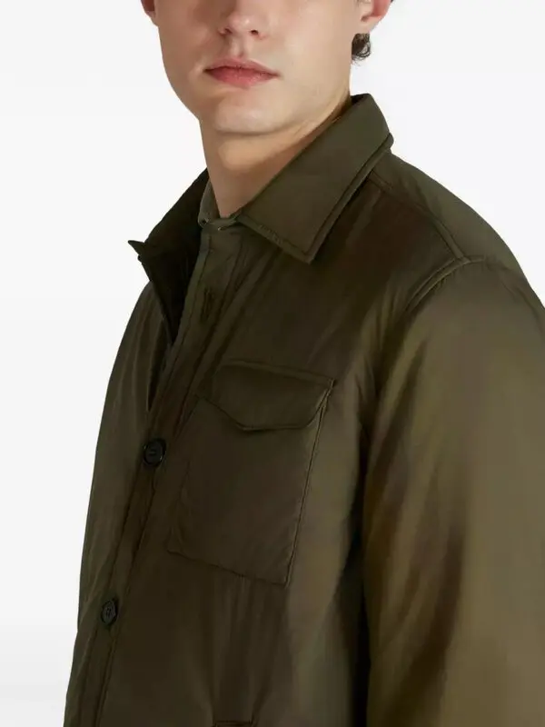 SLOWEAR Padded Overshirt - Green