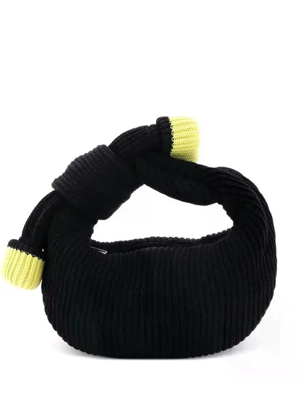 Bottega Veneta Jodie Knitted Wool Mini Hobo Bag
