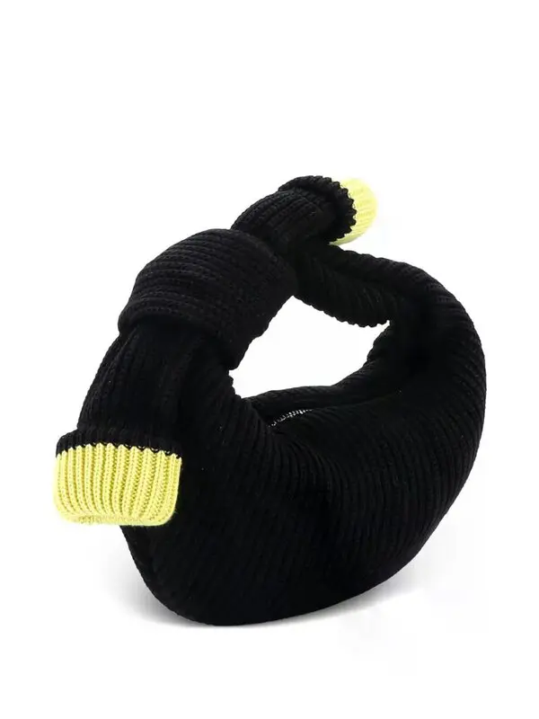 Bottega Veneta Jodie Knitted Wool Mini Hobo Bag