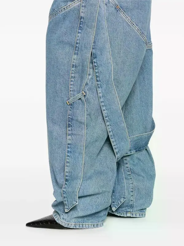 Attico Tie Detail Jeans - Blue