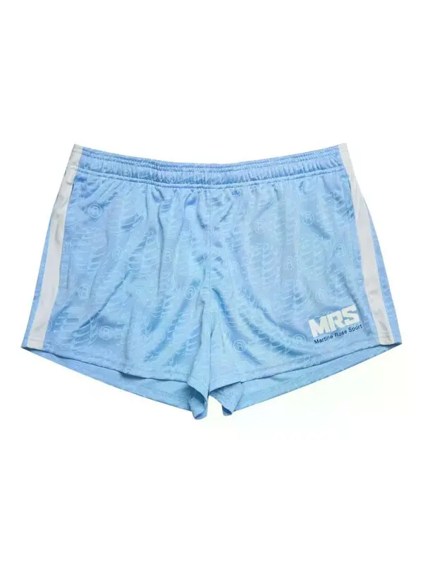 Nike X Martine Rose Patterned Shorts - Blue