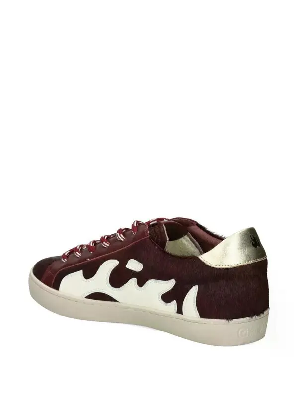 GAMIN Flame-patch Sneakers - Brown