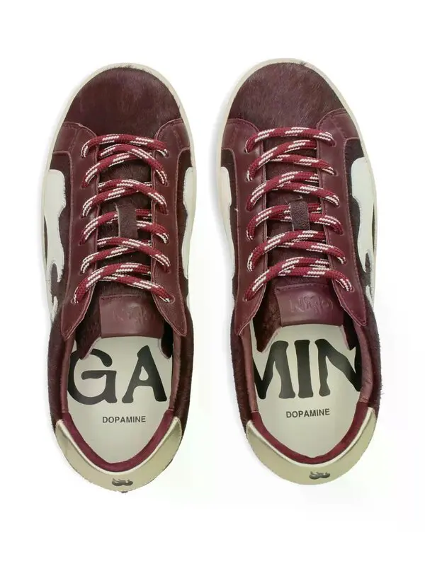 GAMIN Flame-patch Sneakers - Brown