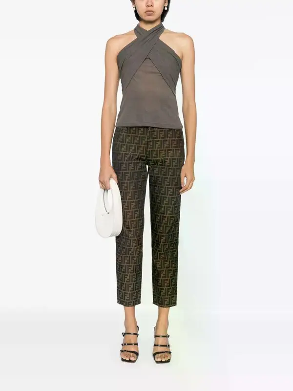 Fendi 1990-2000s Zucca Pants