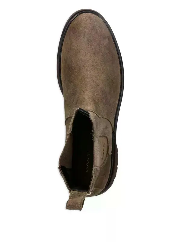 Gant 45mm Suede Pull-tab Boots - Neutrals