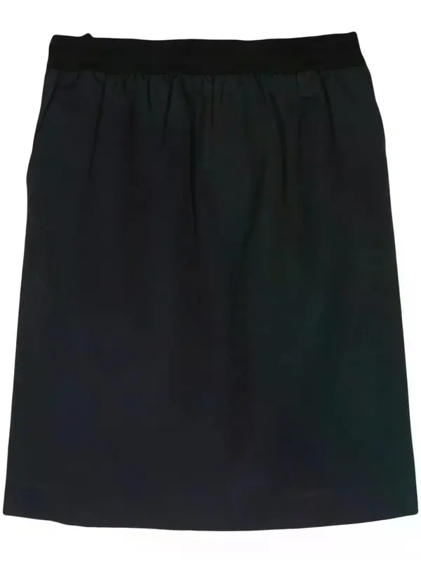 Celine 2010s Elasticated-waist Miniskirt - Blue