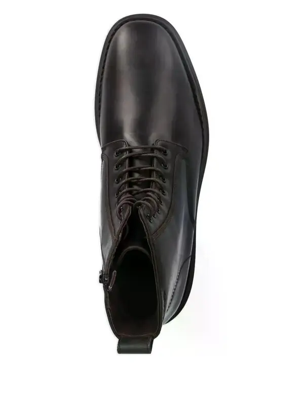 Gant Lace-up Zip Boots - Black