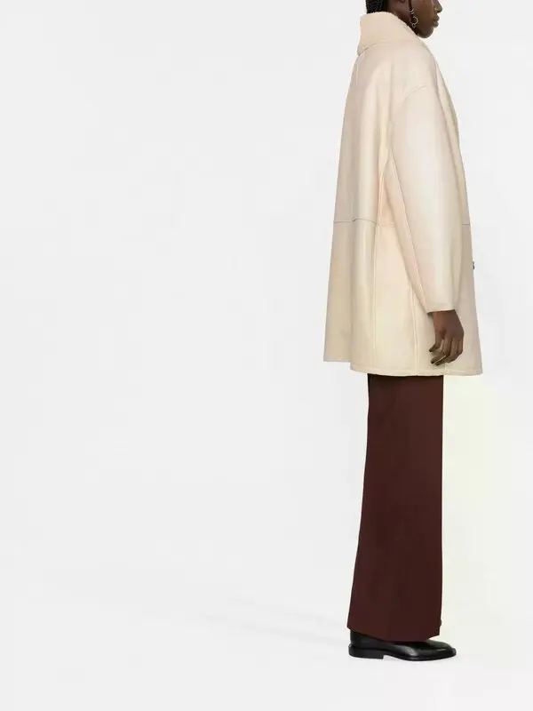 Loulou De Saison Double-breasted Shearling Coat