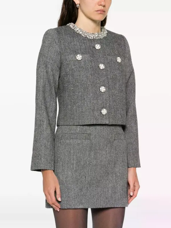 SELF-PORTRAIT Cropped Jacket