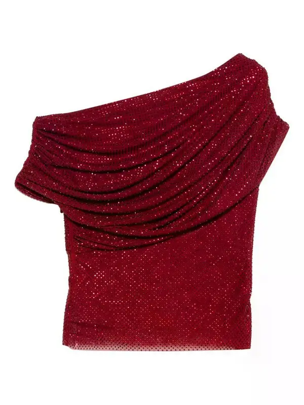 SELF-PORTRAIT Draped One-shoulder Top