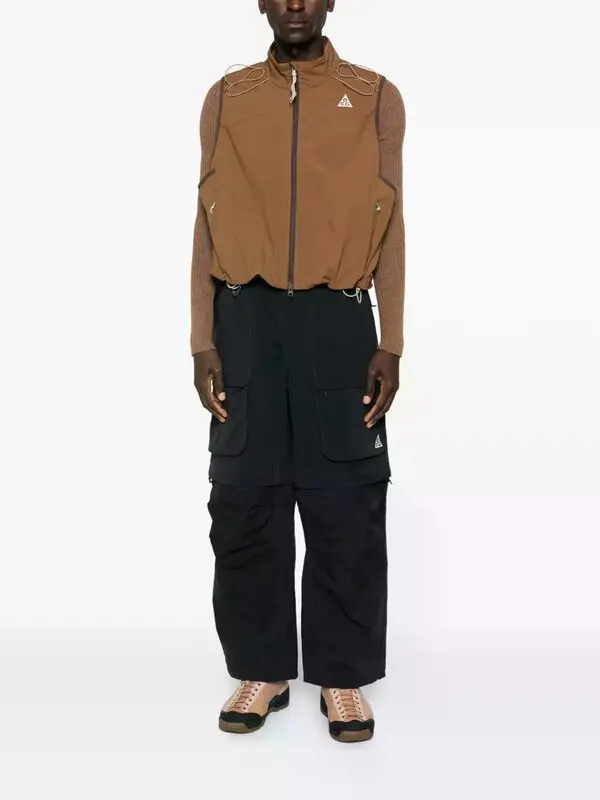 Nike Death Bloom Zip Vest - Brown