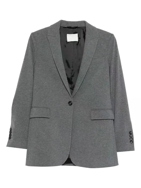 CIRCOLO 1901 Buttoned Cotton Jacket - Grey