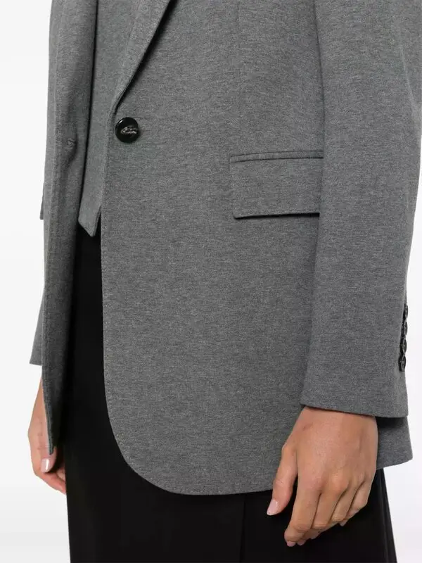 CIRCOLO 1901 Buttoned Cotton Jacket - Grey