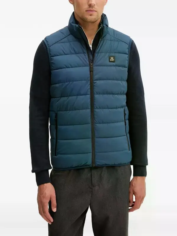 Marc O'polo Quilted Gilet - Blue