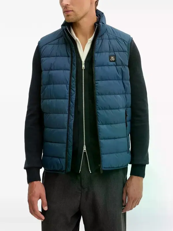 Marc O'polo Quilted Gilet - Blue