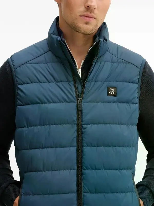 Marc O'polo Quilted Gilet - Blue