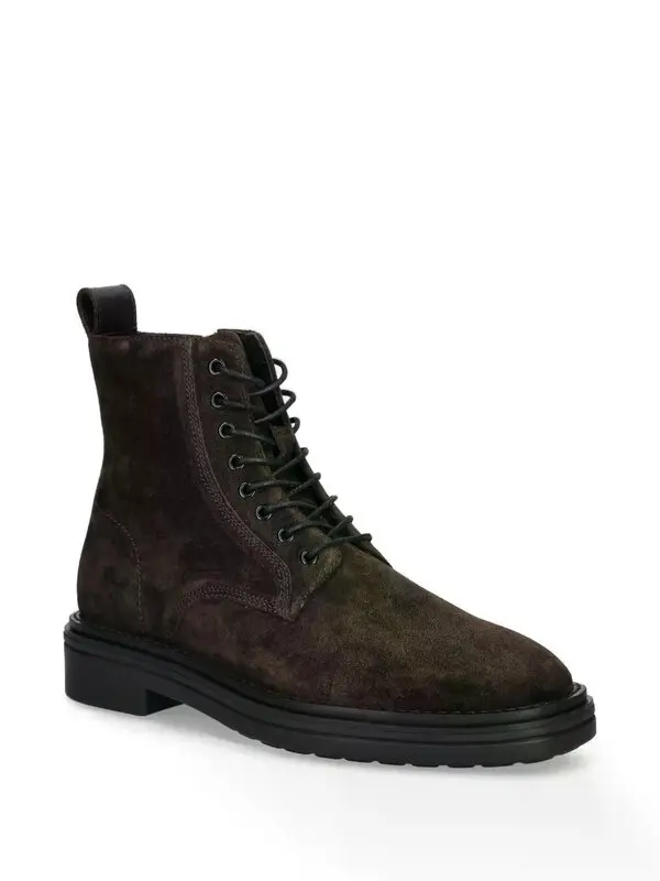 Gant Lace-up Side-zip Boots - Brown