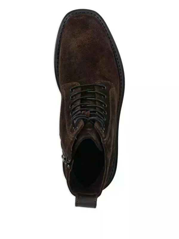 Gant Lace-up Side-zip Boots - Brown