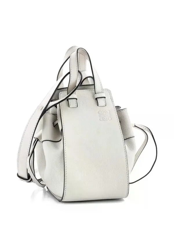 Loewe Hammock Bag Leather Mini Hobo Bag - Neutrals