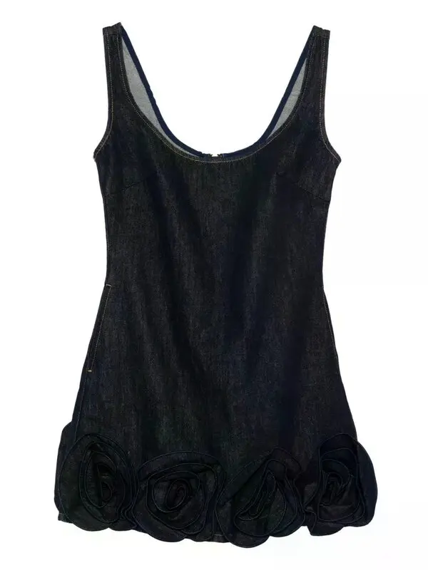 SELF-PORTRAIT Floral-appliqué Mini Dress