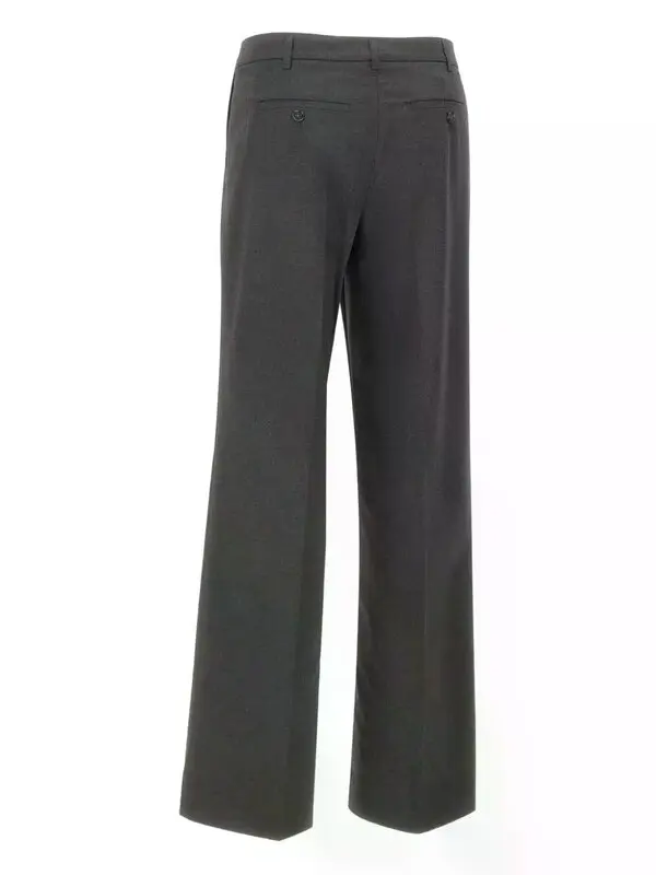 HERSKIND Jack Pleated Trousers - Grey