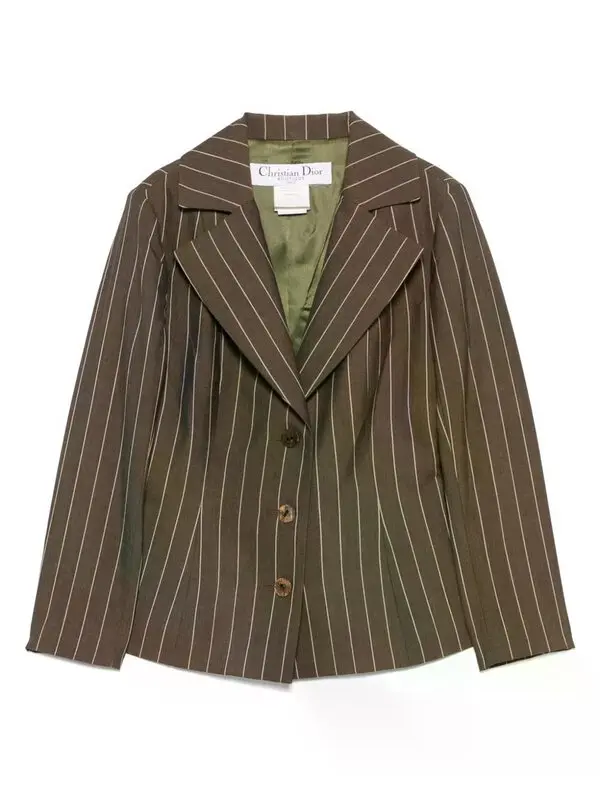 Dior 2000s Pinstriped Blazer