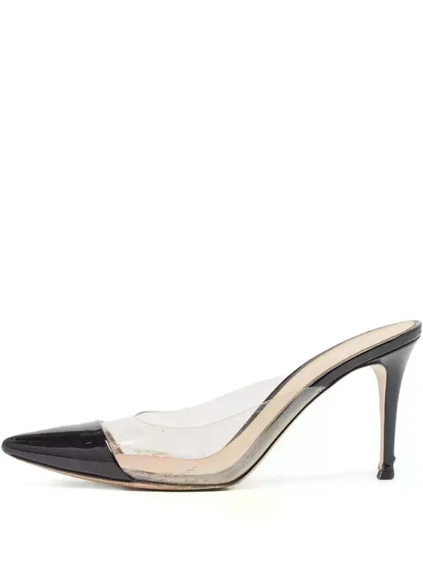 GIANVITO ROSSI 85mm Stiletto Plexi Mules