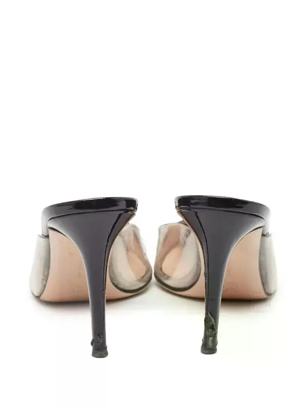 GIANVITO ROSSI 85mm Stiletto Plexi Mules