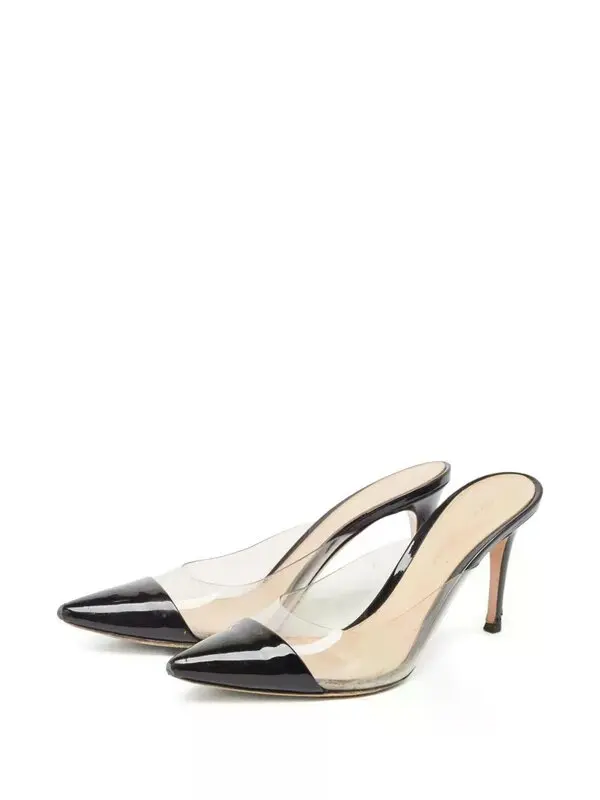 GIANVITO ROSSI 85mm Stiletto Plexi Mules