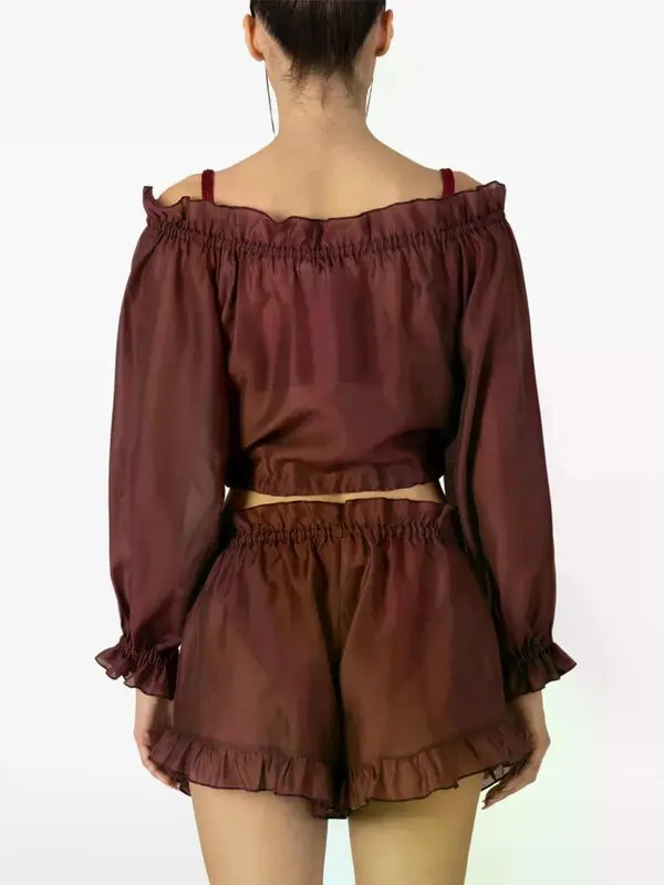 PARAMIDONNA Luna Ruflled Beach Ensemble