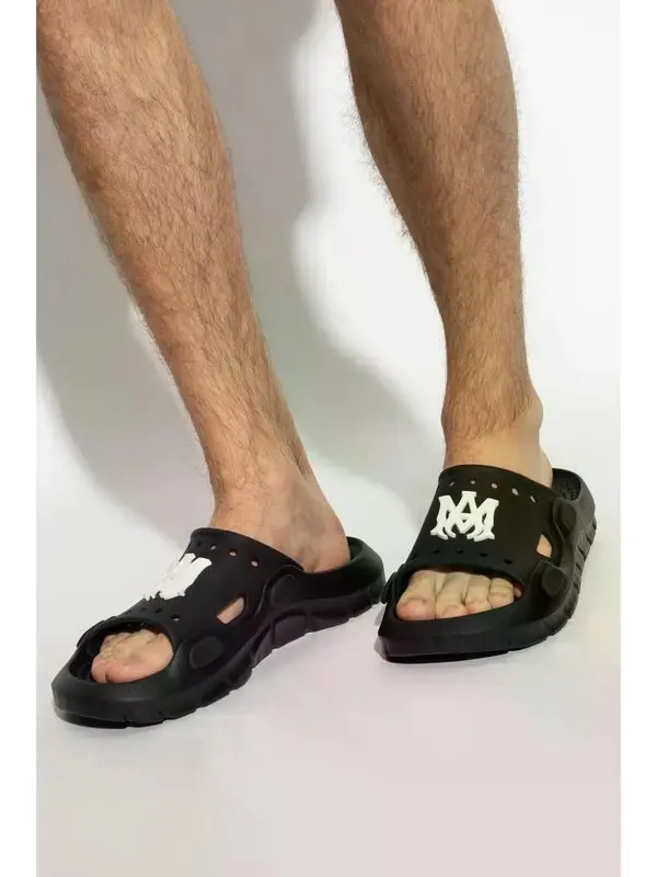 Amiri Logo-patch Sliders
