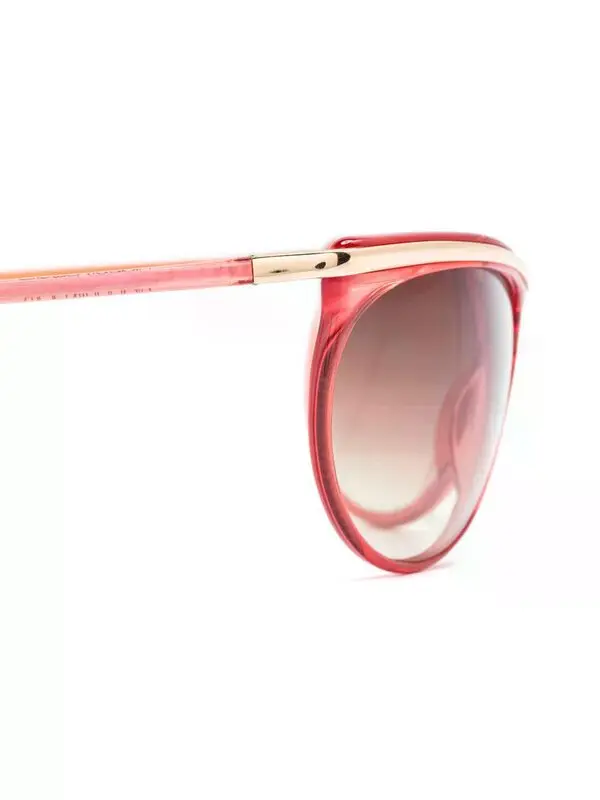 Versace 1980s Round-frame Sunglasses