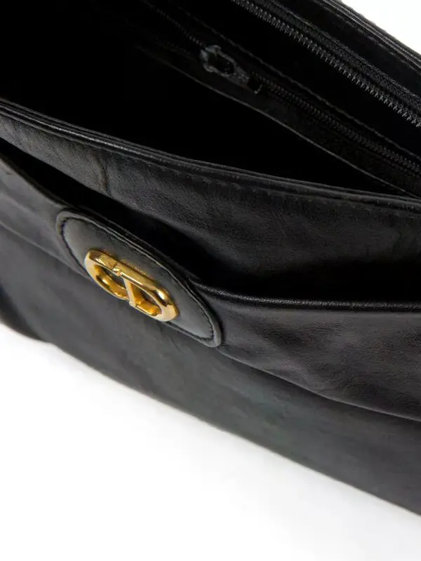 Dior 1980s Leather Clutch Bag