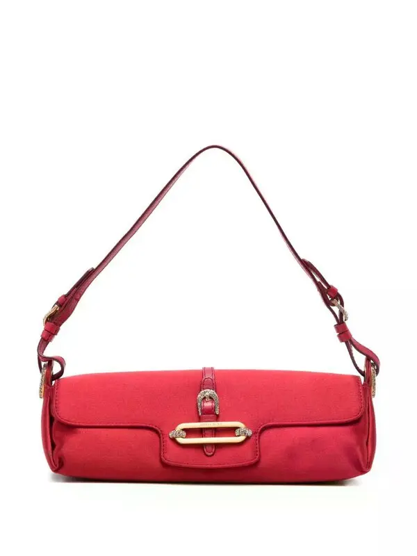 JIMMY CHOO Logo-plaque Shoulder Bag - Red