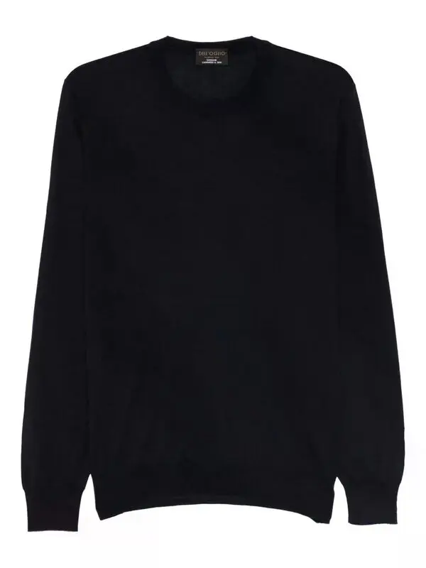 DELL'OGLIO Panelled Crew Neck Sweater