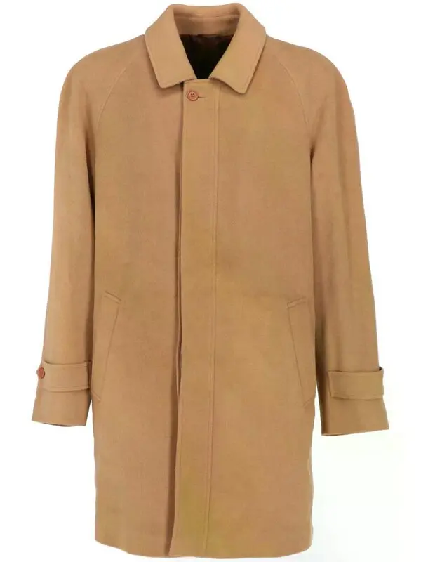 A.N.G.E.L.O. VINTAGE CULT 1980s Single-breasted Wool Blend Coat