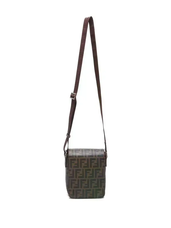 Fendi Zucchino Shoulder Bag - Brown