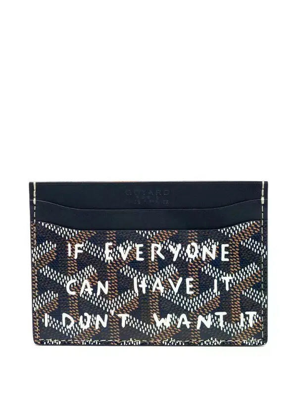 Goyard Customised St Sulpice Cardholder - Blue