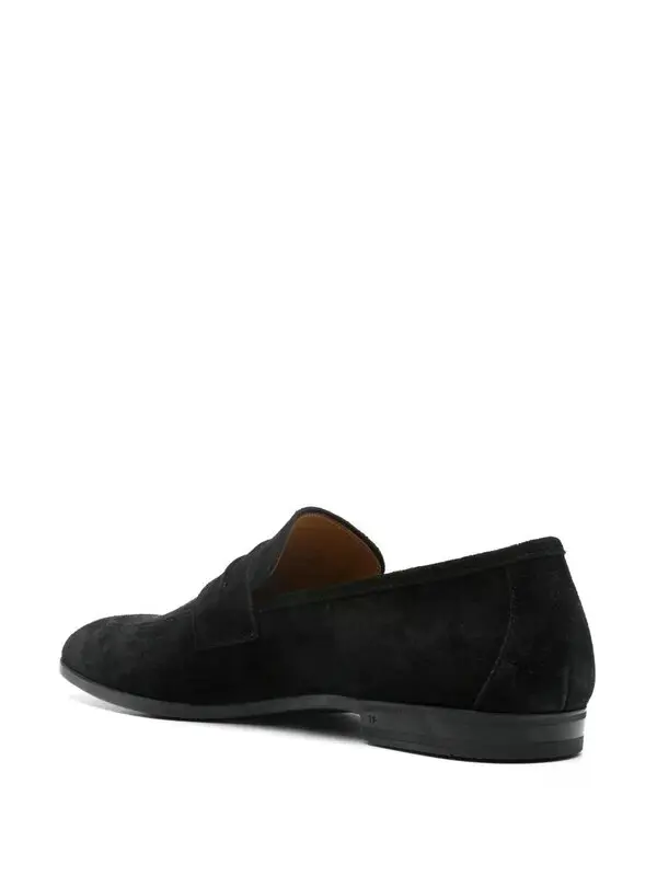 TOM FORD Penny-strap Suede Loafers - Black