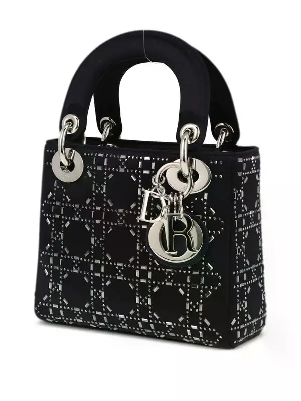 Dior Lady Mini Shoulder Bag - Black