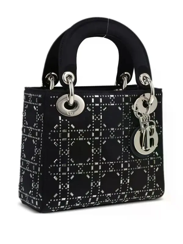 Dior Lady Mini Shoulder Bag - Black