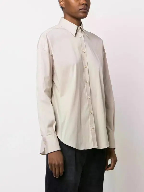 Brunello Cucinelli Long-sleeve Poplin Shirt
