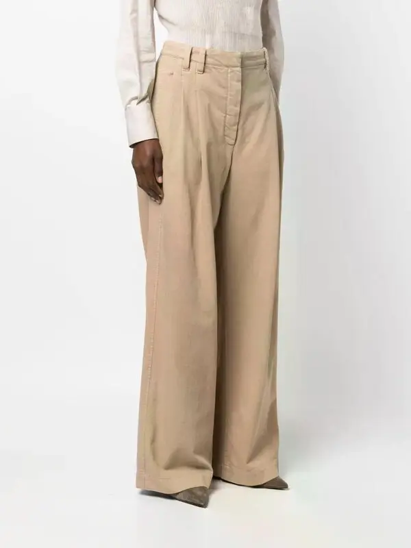 Brunello Cucinelli Pleat-detailing Wide-leg Jeans