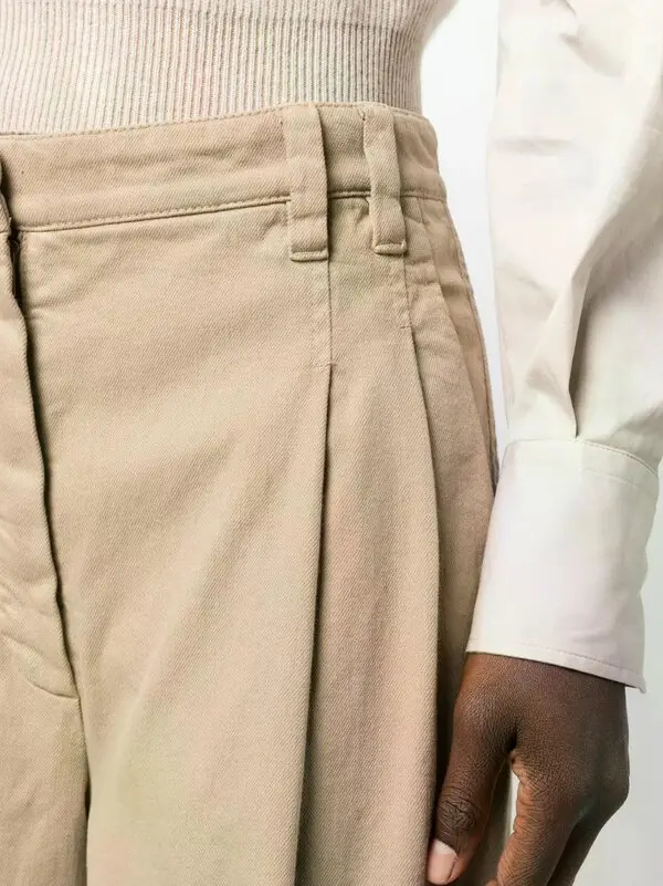 Brunello Cucinelli Pleat-detailing Wide-leg Jeans