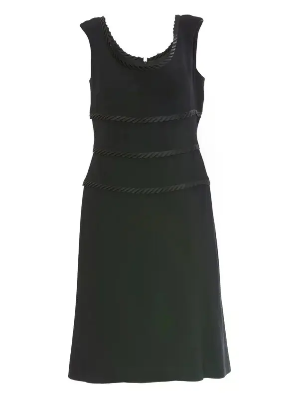 Escada Wool Ruffled Dress