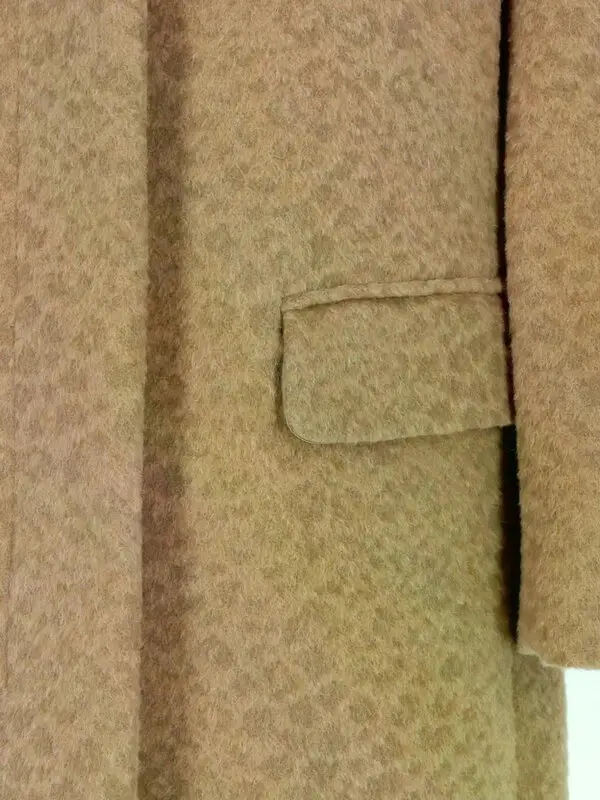 Helmut Lang 1990s Leopard-print Alpaca-wool Blend Coat