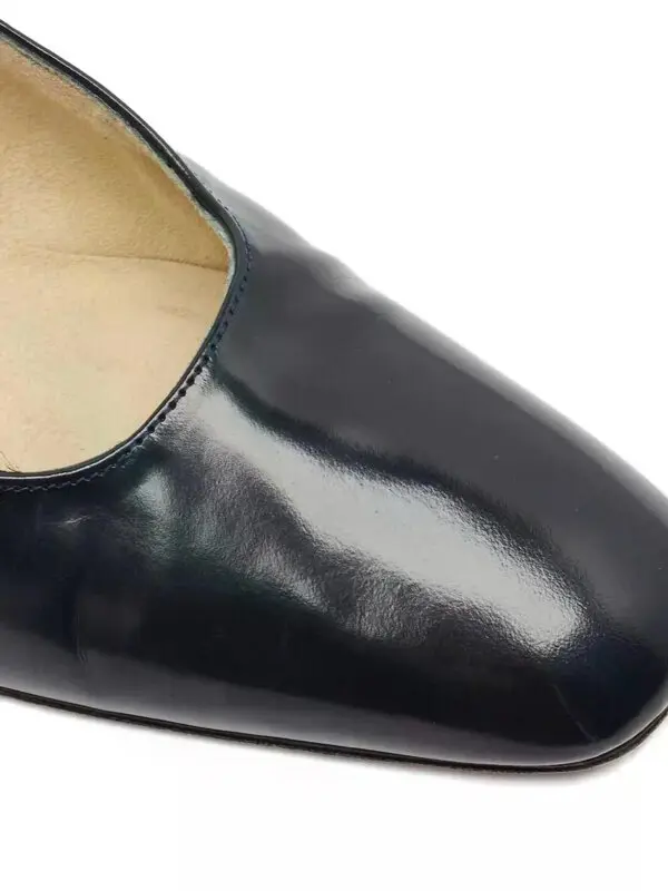 STUART WEITZMAN Patent Leather Block-heel Pumps