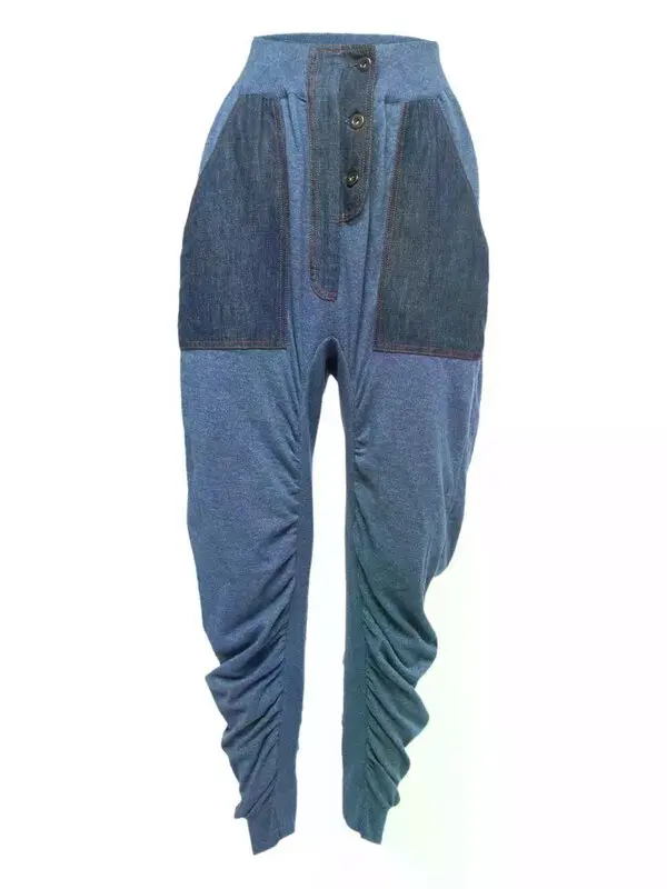 Stella McCartney Ruched Trousers - Blue