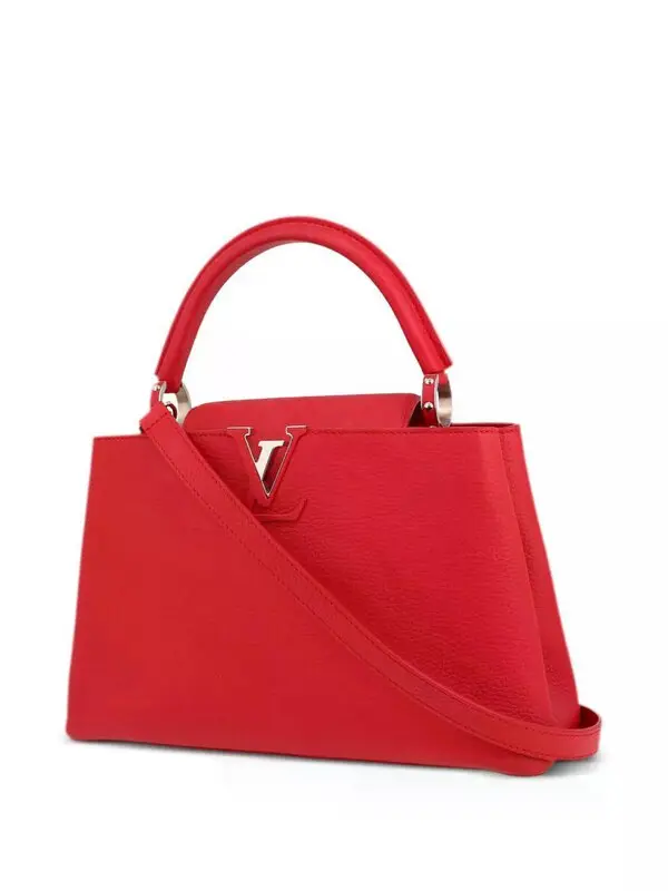 LOUIS VUITTON Capucines Mm Two-way Bag - Red