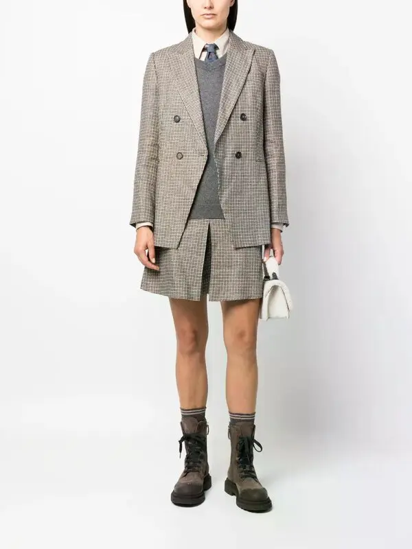 Brunello Cucinelli Cap-sleeve V-neck Cashmere Vest